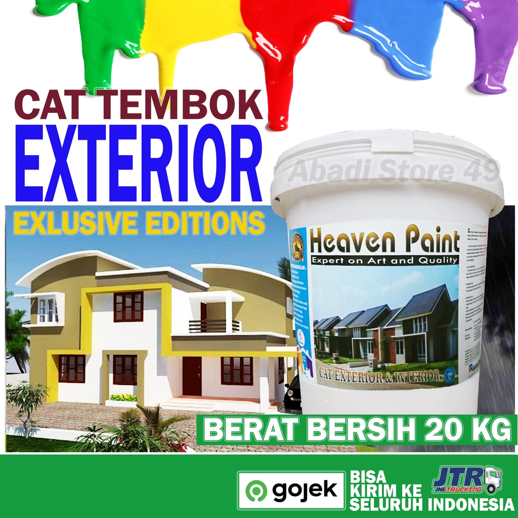 Jual [PROMO] Cat Tembok Exterior 20 KG| Cat Dinding Out Door 20 KG ...
