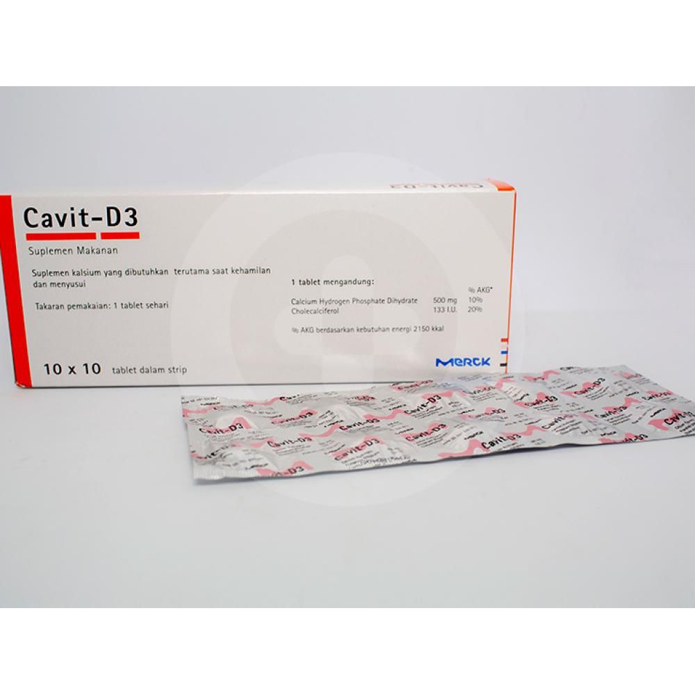 Jual VITAMIN D3 - CAVIT D3 10 TABLET | Shopee Indonesia