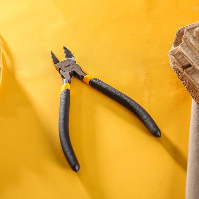 Jual Deli Plastic Cutting Nippers/Tang Potong Kawat 6 inch Carbon steel ...