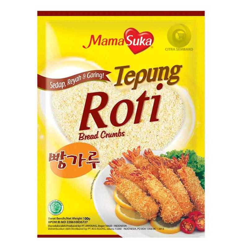 Jual Tepung Roti Mama Suka Bread Crumps 100gr | Shopee Indonesia
