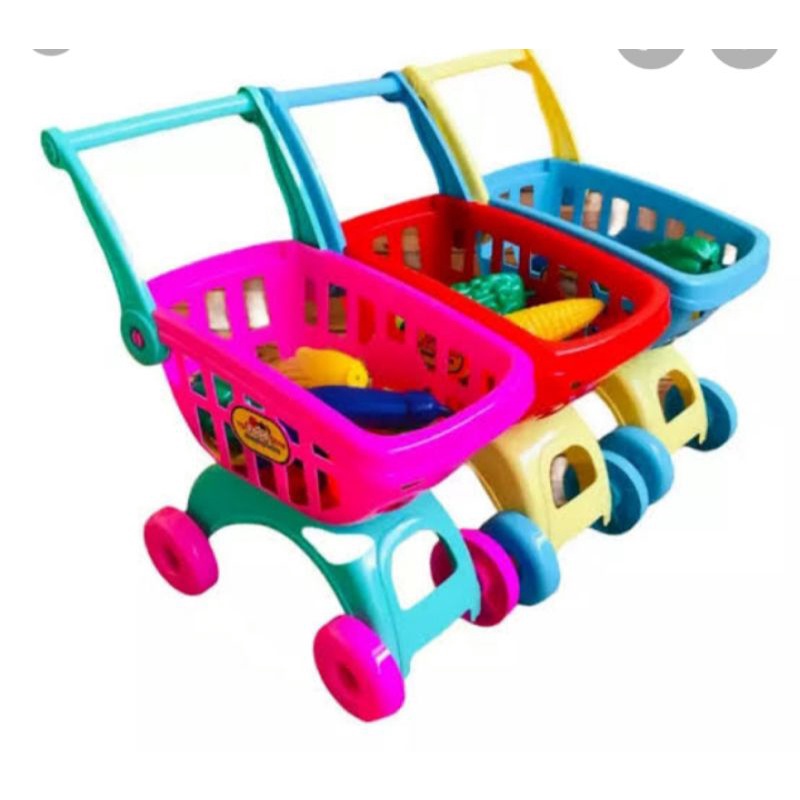 Jual PROMO Shopping Trolley - Mainan Keranjang Trolley Belanja Anak ...