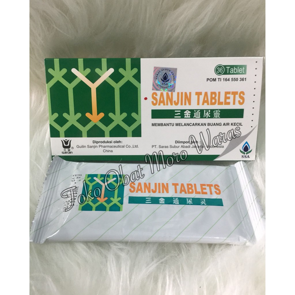 Jual Sanjin Tablets - Obat memperlancar saluran kencing | Shopee Indonesia