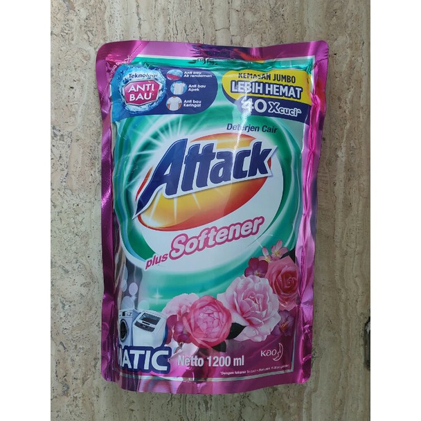 Jual Deterjen Cair Attack Matic 1200ml | Shopee Indonesia