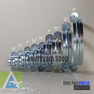 Jual Klem Pipa OMEGA 2" | Klem Pipa 2 in Tebal | OMEGA Clamp | Shopee ...