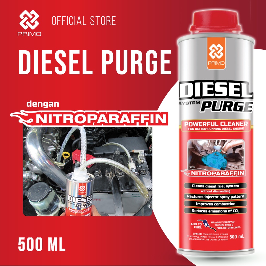 Jual Diesel Purge PRIMO Cleaner Injector Nozzle 500 mL | Shopee Indonesia