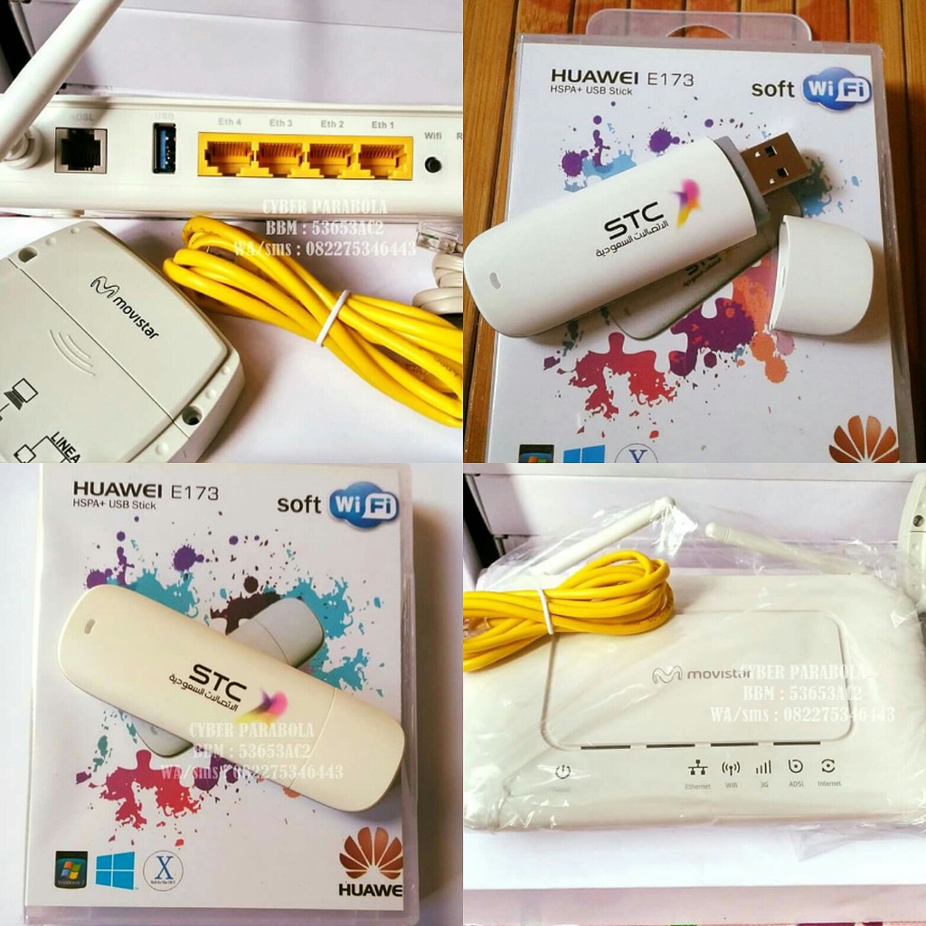 Jual Router Movistar ASL 26555 Dan Modem Huawei E173u-2 | Shopee Indonesia
