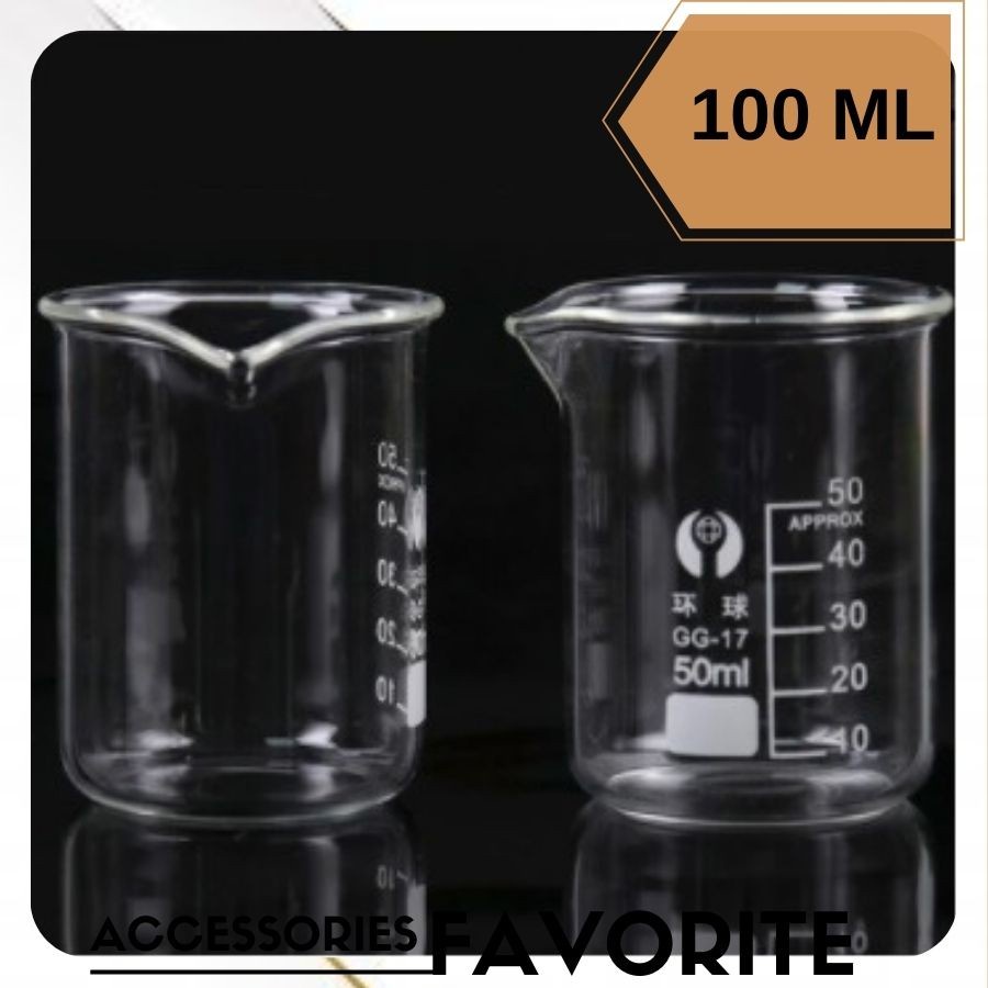 Jual Gelas ukur KACA measuring KIMIA GLASS LAB beaker takar measure ...