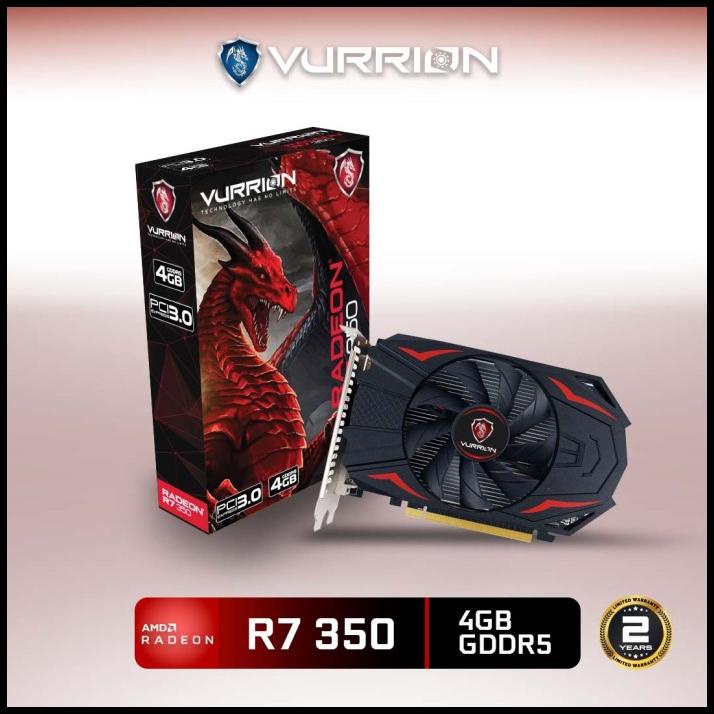 Jual Vga / Vga Card / Vga Amd - Vurrion Radeon R7 350 4Gb Gddr5 128-Bit ...