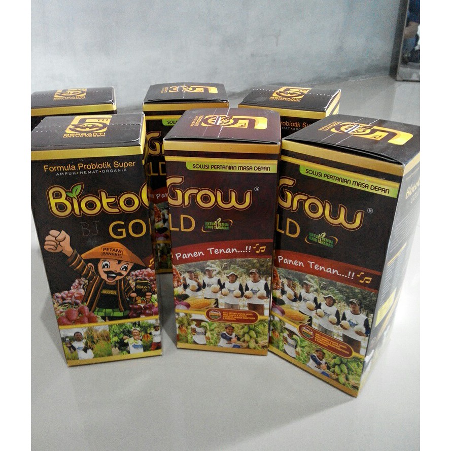 Pupuk Hayati Terlengkap BIOTO GROW GOLD Kemasan 1 LITER | Shopee Indonesia