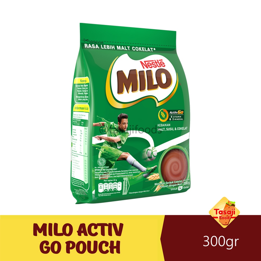 Jual Milo Activ GO Pouch 300 Gram | Shopee Indonesia