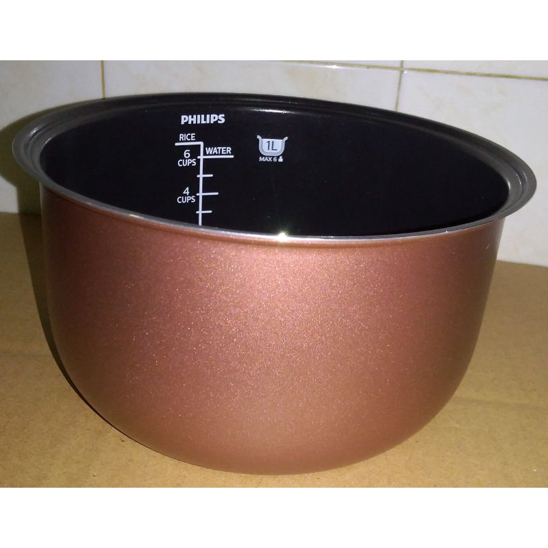 Jual Teplon Panci Rice Cokker Philips HD 3115 Inner Pot 1.8 liter 100% ...