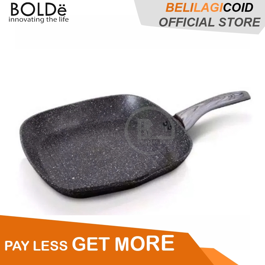 Jual BOLDe Grill Pan 28 cm - Black Dark Knight Indonesia|Shopee Indonesia