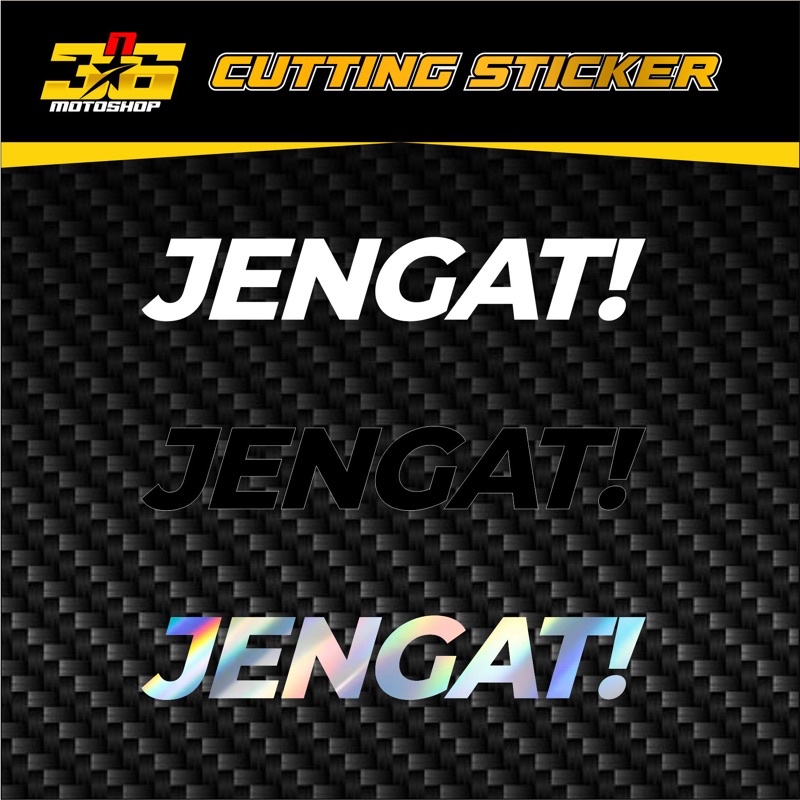 Jual STICKER JENGAT! JENGAT | STIKER MOTOR HELM CUTTING 3n6 | Shopee ...