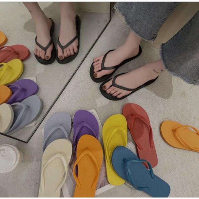 Jual Sandal Jepit Wanita Polos - Sandal Rumah - Sandal Ruangan - Sandal ...