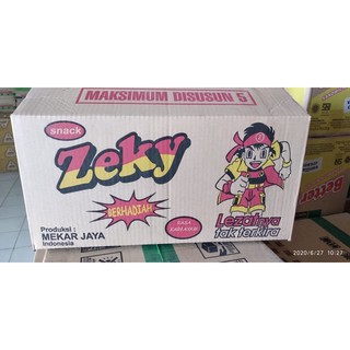Jual Zeky snack berhadiah / ciki hadiah / ciki zeky DUS | Shopee Indonesia
