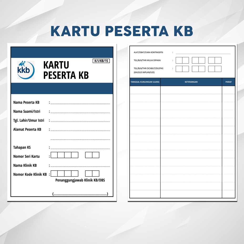 Jual Kartu Peserta KB (Keluarga Berencana) / Akseptor KB Murah | Shopee Indonesia