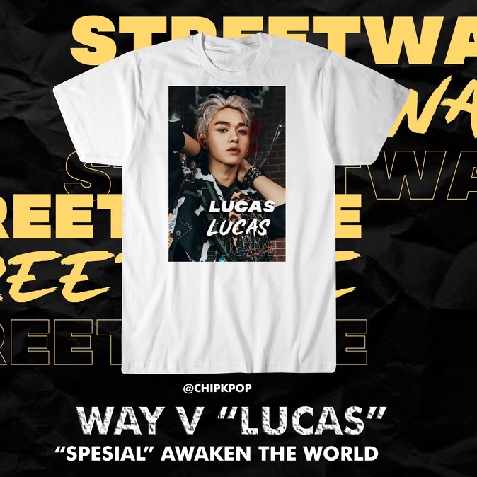 Jual LUCAS WAY V I NCT 2020 I KAOS KPOP MURAH I LUCAS PHOTOCARD I BAJU ...