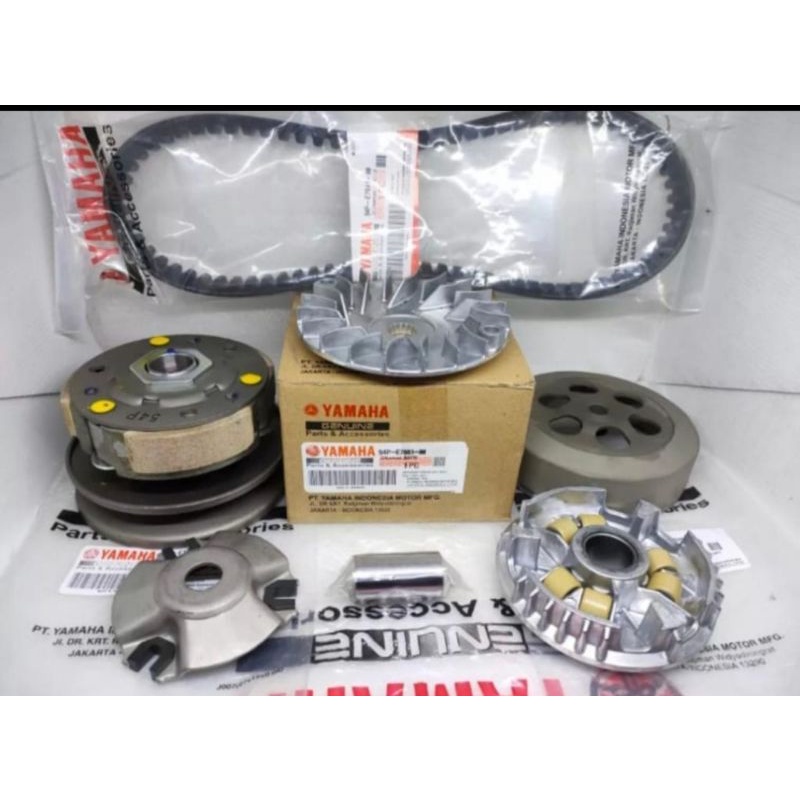 Jual PAKETAN CVT LENGKAP RUMAH ROLLER VANBELT GANDA PULLY ASSY MIO J PNP SOUL GT FINO 115 MIO GT ...