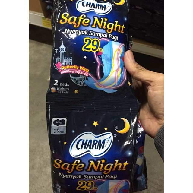 Jual Pembalut CHARM Malam 29 Charm Night 29 Kemasan Ekonomis | Shopee ...