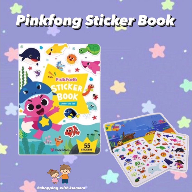 Jual Pinkfong Baby Shark Sticker Book / stiker ori korea | Shopee Indonesia