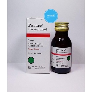Jual PARACO SIRUP Paraco Sirup syrup 60ml dan PARACO DROP Paraco Drop ...