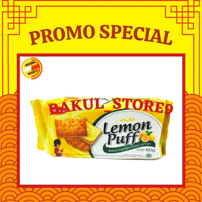Jual Monde Biskuit Lemon Puff 100 Gr | Shopee Indonesia