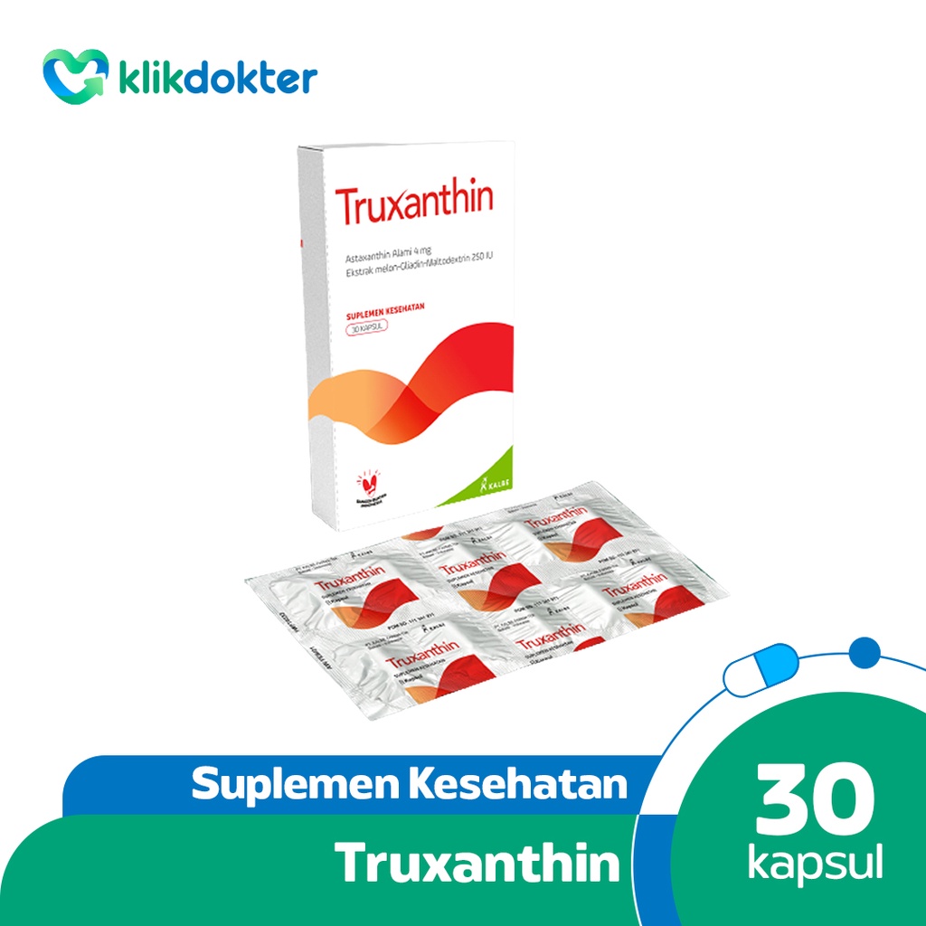 Jual Truxanthin 30 kapsul - Suplemen Astaxanthin Tinggi Antioksidan ...
