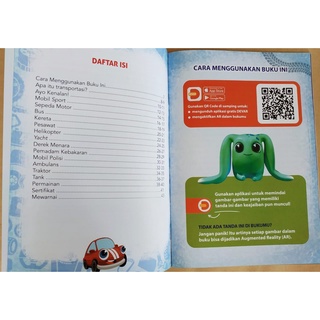 Jual Buku Anak Ensiklopedia 4D Junior Kendaraan Keren - Buku AR ...