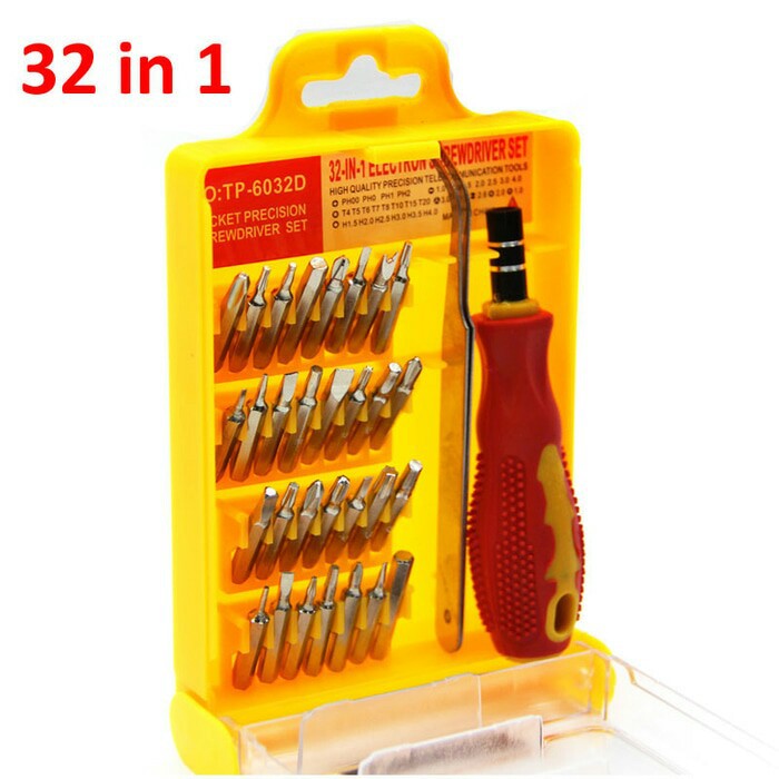 Jual OBENG SET 32 IN 1 IMPACTER ORIGINAL OBENG MURAH TOLLKITS TOLLKIT ...