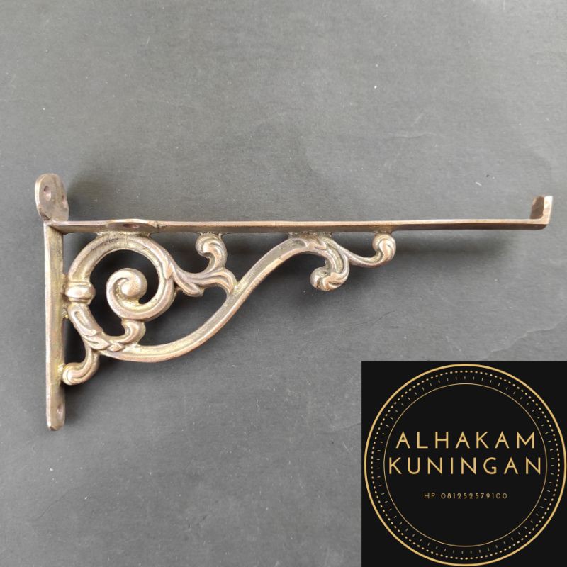 Jual siku ukir peyangga rak buku / partisi / sekat kuningan | Shopee ...