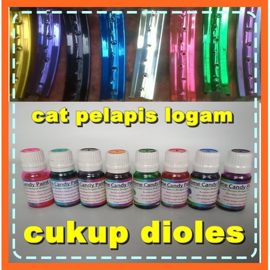 cat logam cat pewarna logam cat chrome cat pelapis logam cat candy ...
