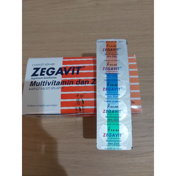 Jual Zegavit Multivitamin dan Zinc Alternatif Becomzet LEBIH COMPLETE ...