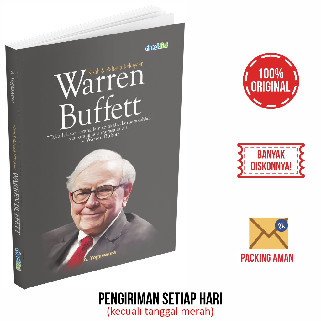 Jual Buku Kisah & Rahasia Kekayaan Warren Buffett | Shopee Indonesia