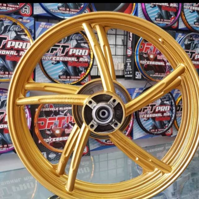 Jual Velg racing palang 5 miring gold motor jupitermx vegazr fi jupiter ...
