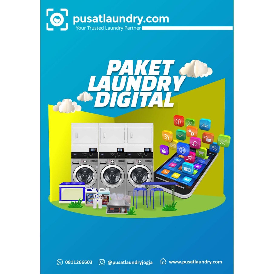 Jual Paket Laundry Digital Paket Usaha Buka Laundry Digital Mesin ...