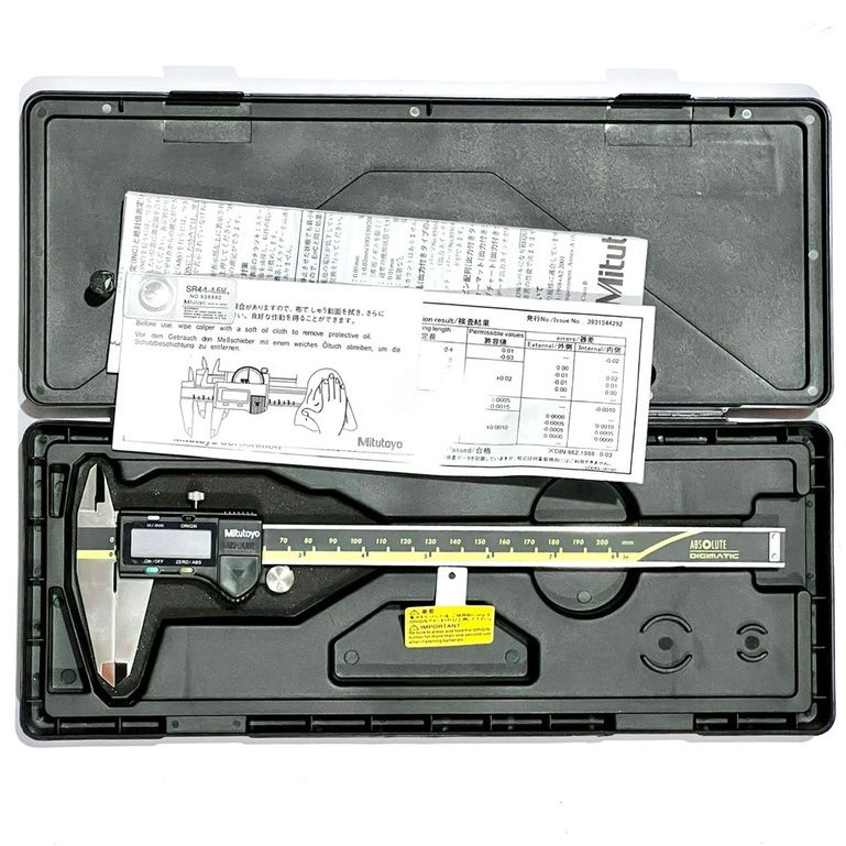 Jual Mitutoyo Digital Caliper 8" 200mm Sigmat Jangka Sorong - 935 | Shopee Indonesia