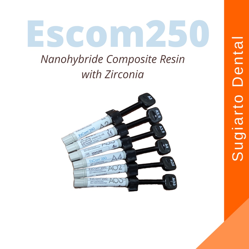 Jual Escom250 - Resin Composite Nanohybride dengan Kandungan Zirconia | Shopee Indonesia