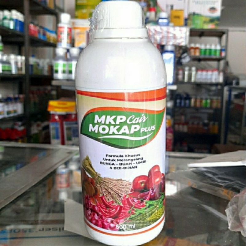 Jual pupuk mkp cair mokap plus 500ml mempercepat pertumbuhan bunga buah umbi biji | Shopee Indonesia