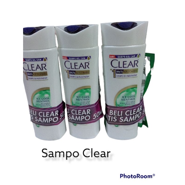 Jual Sampo Clear Anti Ketombe 170ml gratis sampo 50ml | Shopee Indonesia