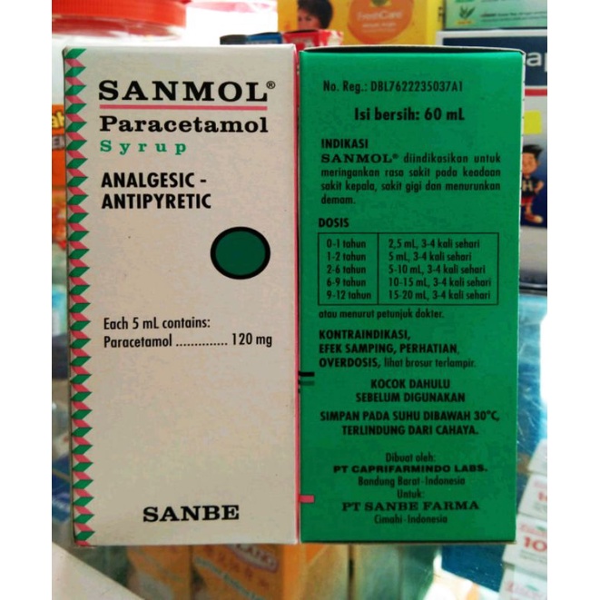 Jual Sanmol Sirup 60ml | Shopee Indonesia