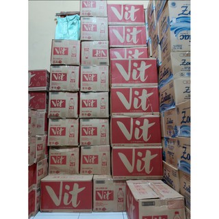 Jual Vit botol 600ml 24pcs air mineral botol 600 ml 24 pcs 1 dus ...