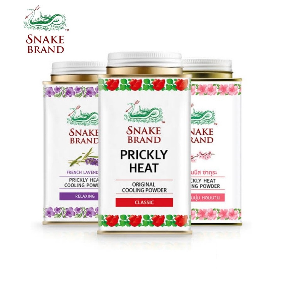 Jual SNAKE BRAND Prickly Heat Powder Bedak Ular Gatal Biang Keringat ...