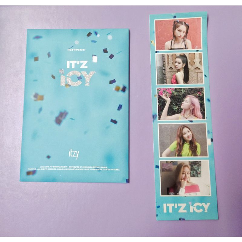 Jual Itzy It'z Icy postcard set + sticker (Itz ver) Yeji Lia Ryujin ...