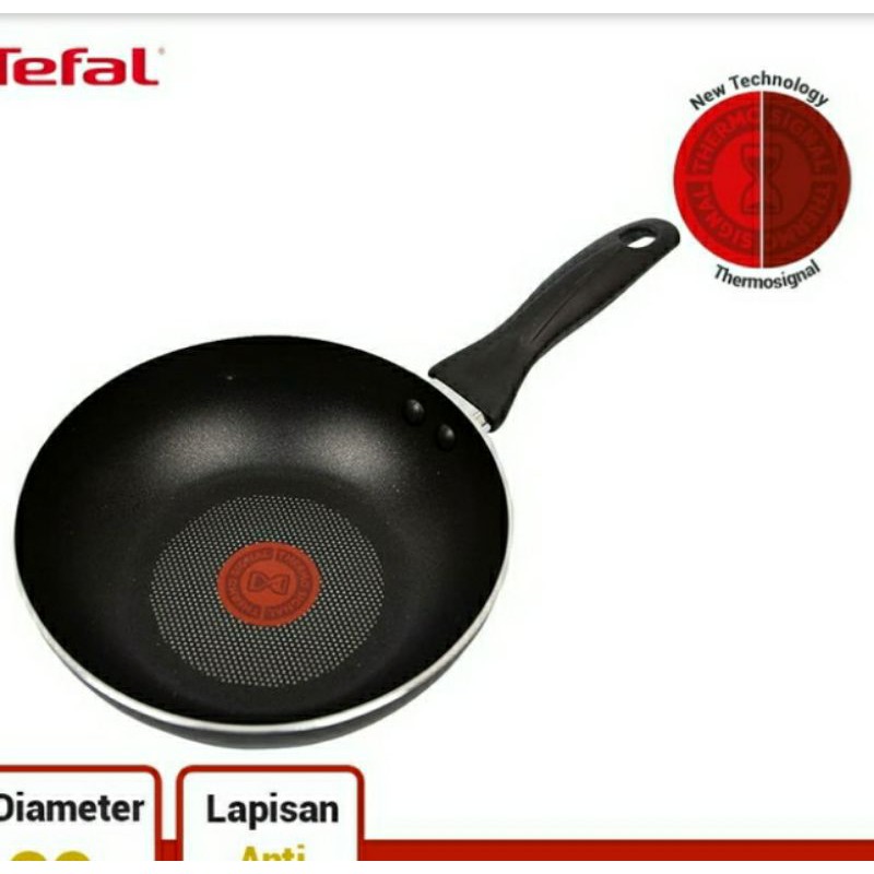 Jual Tefal cook and clean frypan 20cm produk import terbaru harga terjangkau | Shopee Indonesia