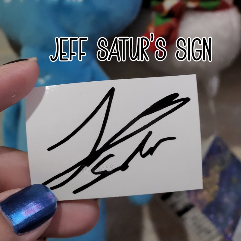 Jual [cutting sticker] jeff satur edition | Shopee Indonesia
