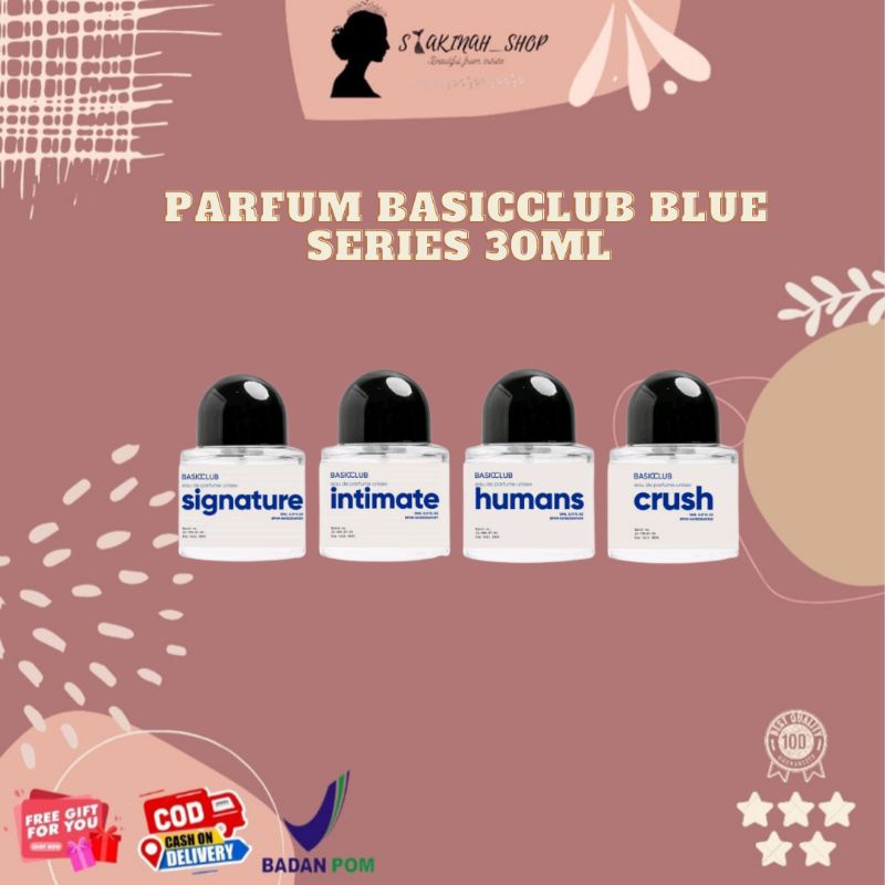 Jual PARFUM BASICCLUB BLUE SERIES 30ML | Shopee Indonesia