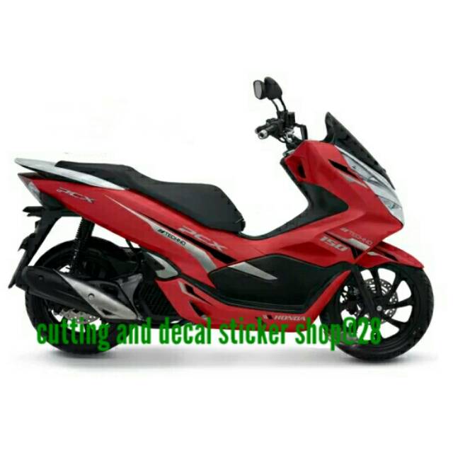 Jual Sticker cuting honda pcx variasi pcx striping pcx merah ORACAL ...