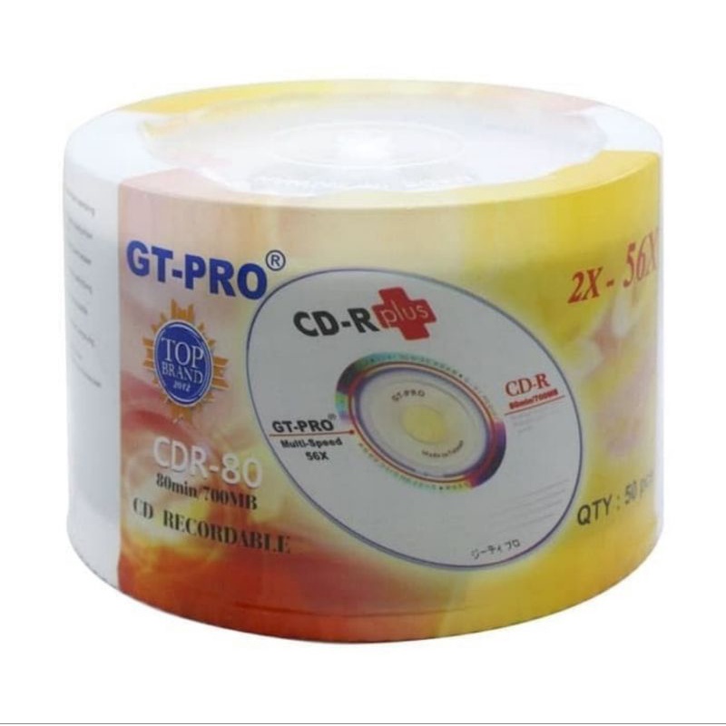 Jual CD-R 56X GT-PRO PLUS TABUNG ISI 50 KEPING | Shopee Indonesia