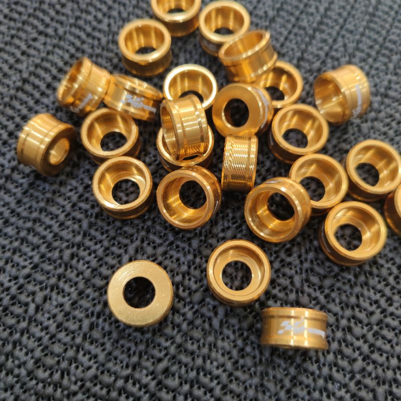 Jual RING MONEL GF RACING BAUT L 14 / M10 GOLR RING GELOMBANG THAILAND ...