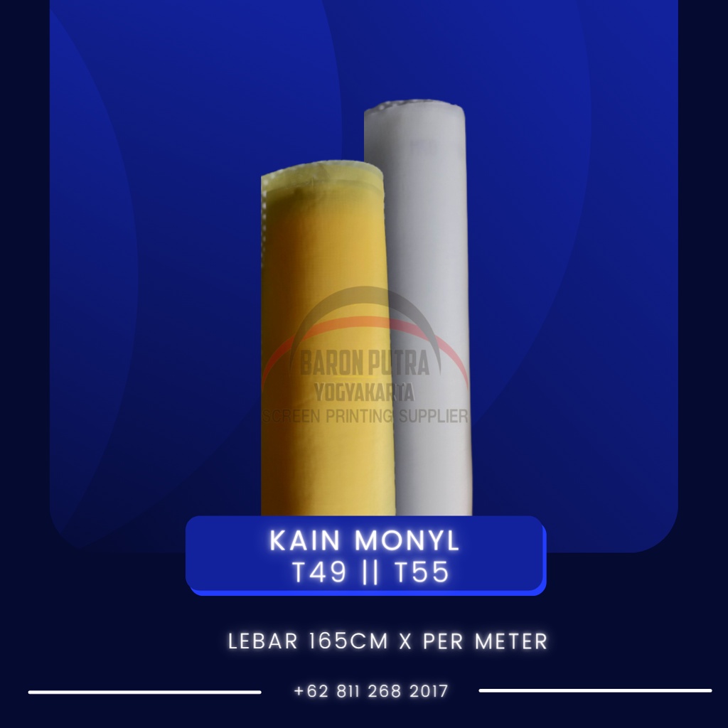 Jual KAIN MONYL SCREEN SABLON T49 - T55 (SABLON WATERBASE) | Shopee ...